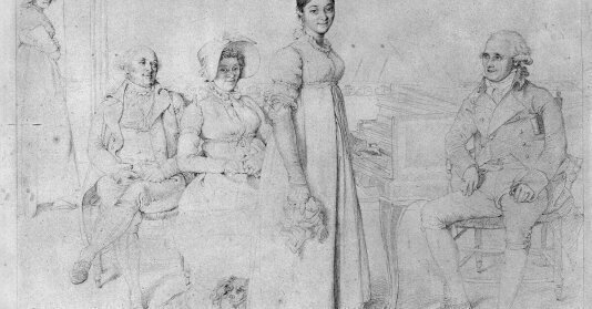 The Forestier Family by Jean-Auguste-Dominique Ingres – Art print, wall ...