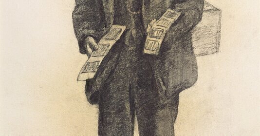 The Pedlar by Andre Collin – Art print, wall art, posters and framed art
