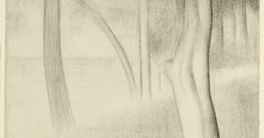 Trees by Georges Seurat – Art print, wall art, posters and framed art