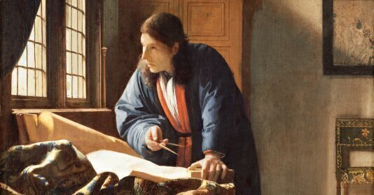 Le géographe by Johannes Vermeer – Art print, wall art, posters and ...