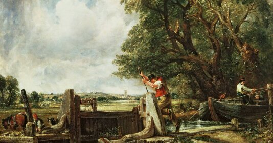 The Lock by John Constable – Art print, wall art, posters and framed art