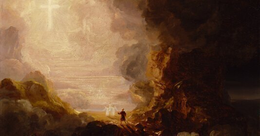 The Pilgrim of the Cross at the End of His Journey by Thomas Cole – Art ...