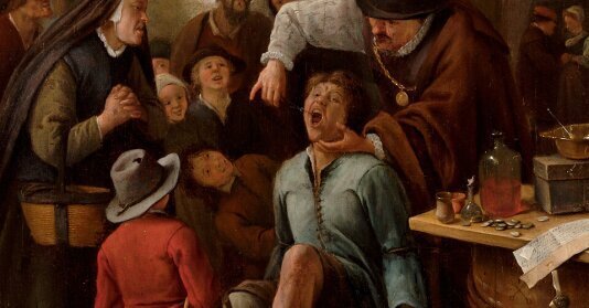 The Tooth-Puller by Jan Steen – Art print, wall art, posters and framed art
