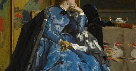 A Duchess by Alfred Stevens – Art print, wall art, posters and framed art