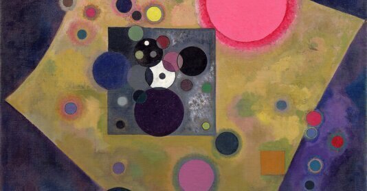 Accent in pink by Wassily Kandinsky – Art print, wall art, posters and ...