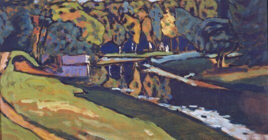 Autumn by Wassily Kandinsky – Art print, wall art, posters and framed art