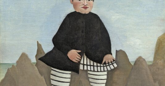 Boy on the Rocks by Henri Rousseau – Art print, wall art, posters and ...
