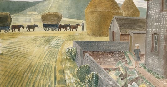 Furlongs by Eric Ravilious – Art print, wall art, posters and framed art