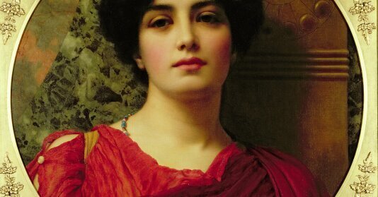 Sappho by John William Godward – Art print, wall art, posters and ...