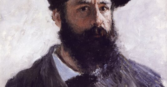 Self Portrait with a Beret by Claude Monet – Art print, wall art ...