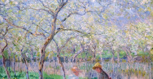 Springtime by Claude Monet – Art print, wall art, posters and framed art