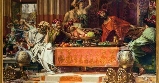 The Sword of Damocles by Herbert Gandy – Art print, wall art, posters ...
