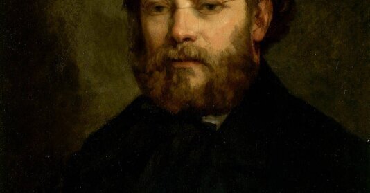 Pierre-Joseph Proudhon, philosophe by Gustave Courbet – Art print, wall ...