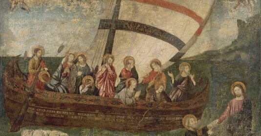 La "Navicella", d'après Giotto by Romano Antoniazzo – Art print, wall ...