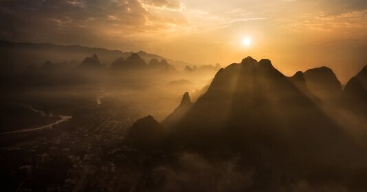 Misty Sunrise by Nadav Jonas – Art print, wall art, posters and framed art