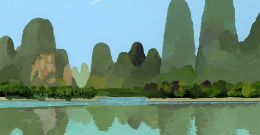 Guilin by Hiroyuki Izutsu – Art print, wall art, posters and framed art