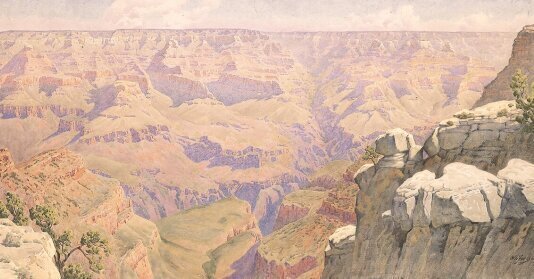 Grand Canyon by Gunnar Widforss – Art print, wall art, posters and ...