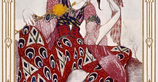 Les ballets russes programme édité par comoedia illustré. Nijinsky dans ...